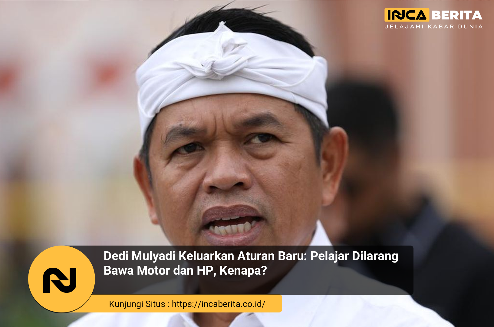 Aturan Dedi Mulyadi Larang Motor dan HP di Sekolah, Apa Tujuan? : INCA BERITA