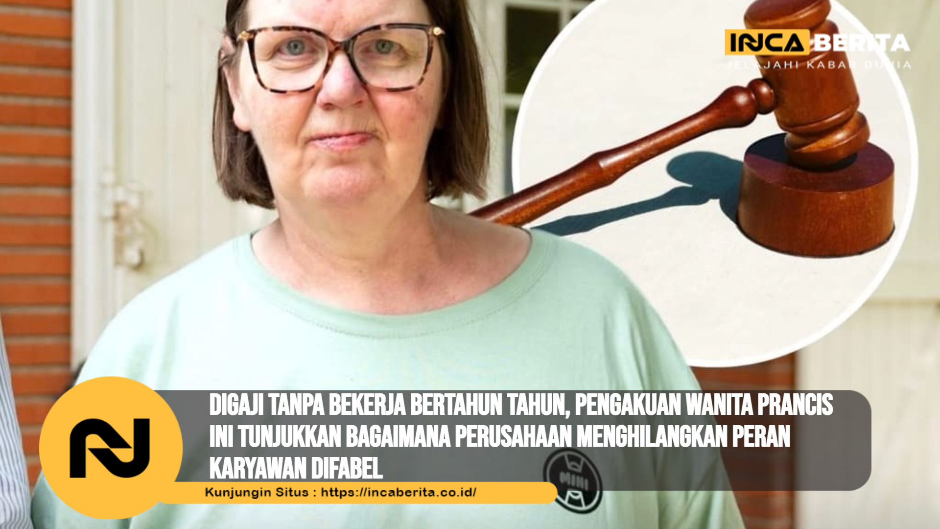 Digaji Tanpa Bekerja kasus gugatan wanita Prancis
